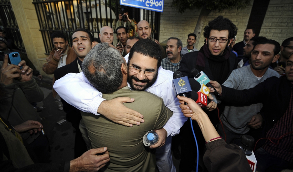 Egyptian blogger, Alaa Abd El Fattah, released from jail | The World ... Egyptian blogger, Alaa Abd El Fattah, released from jail | The World ...