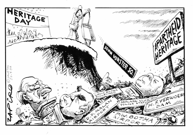 South African Jonathan Shapiro, aka Zapiro, has cartooned for 20 years ...