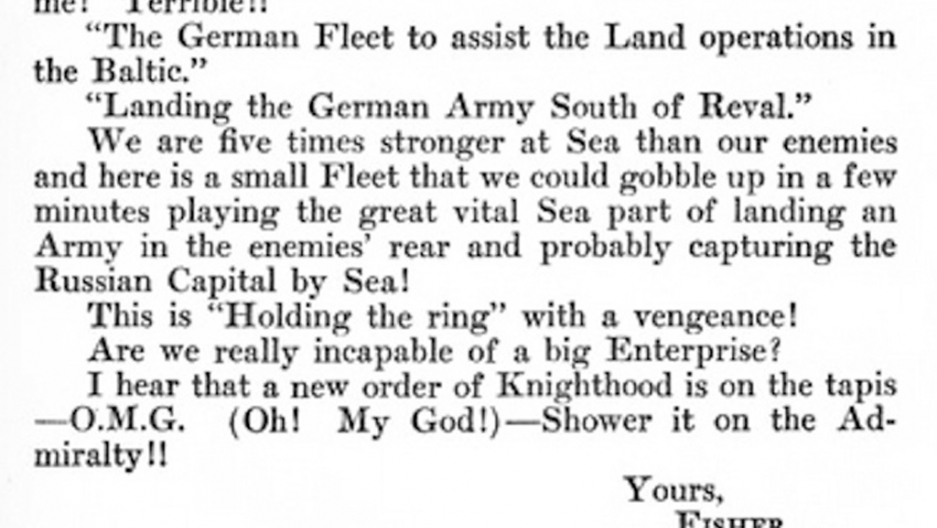 The First Use Of Omg Was In A 1917 Letter To Winston