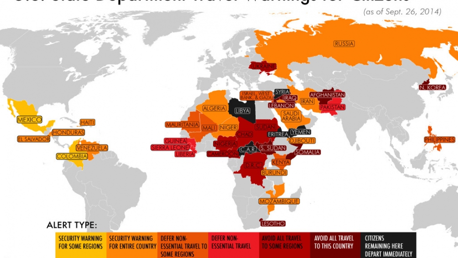 US government to its people: Stay away from these countries | Public ...