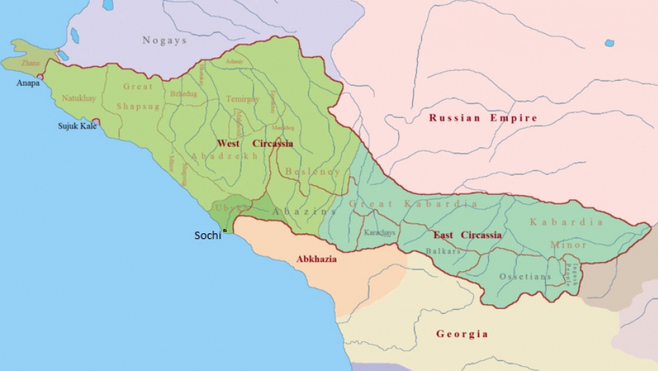 Sochi's long history includes the Circassian genocide