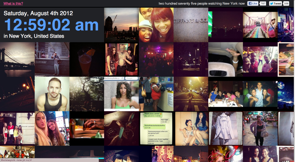 'This Is Now' site live-streams Instagram photos from cities - The ...