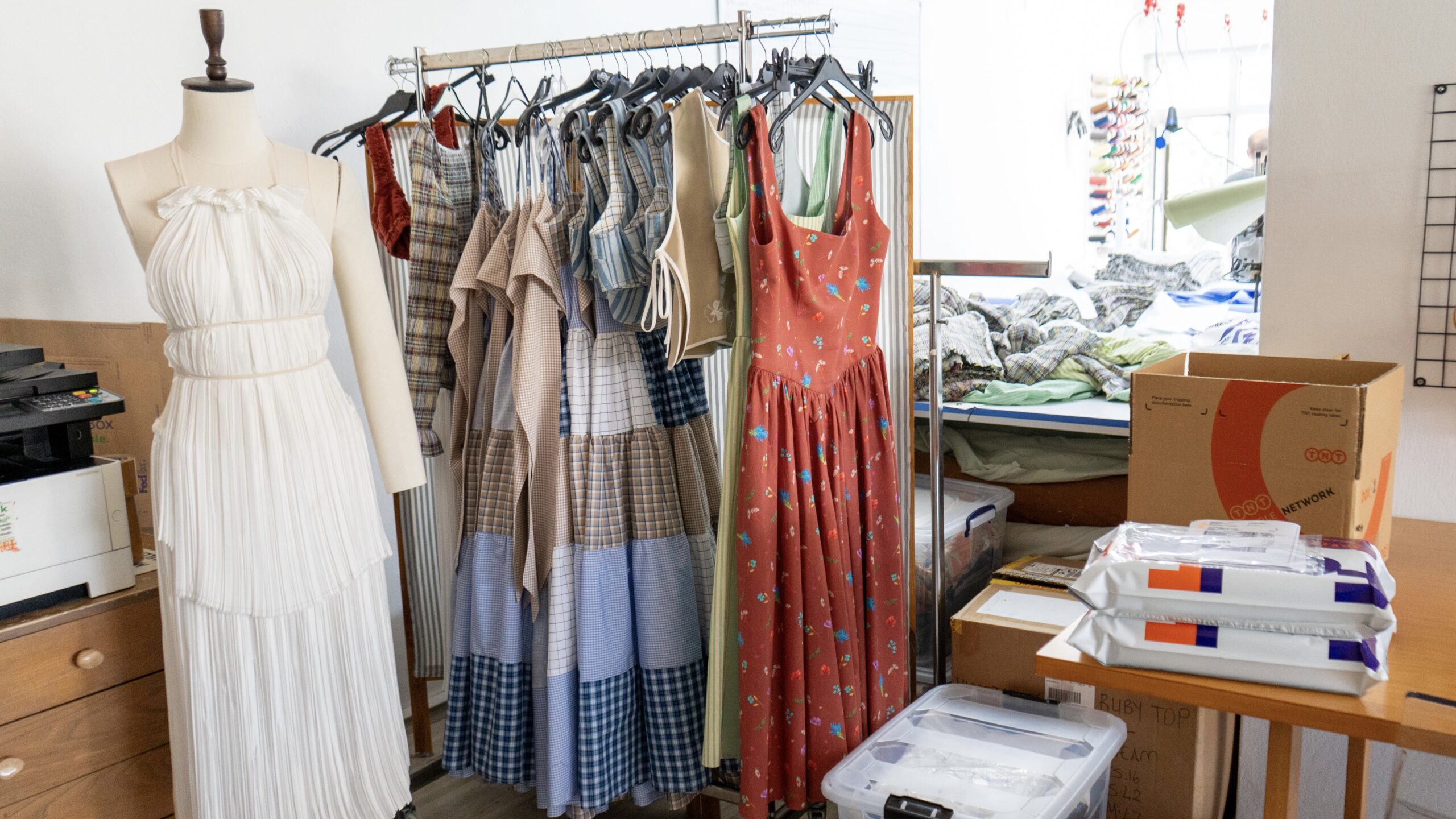 In a hub for fast fashion, 'deadstock' brands turn textile waste into ...