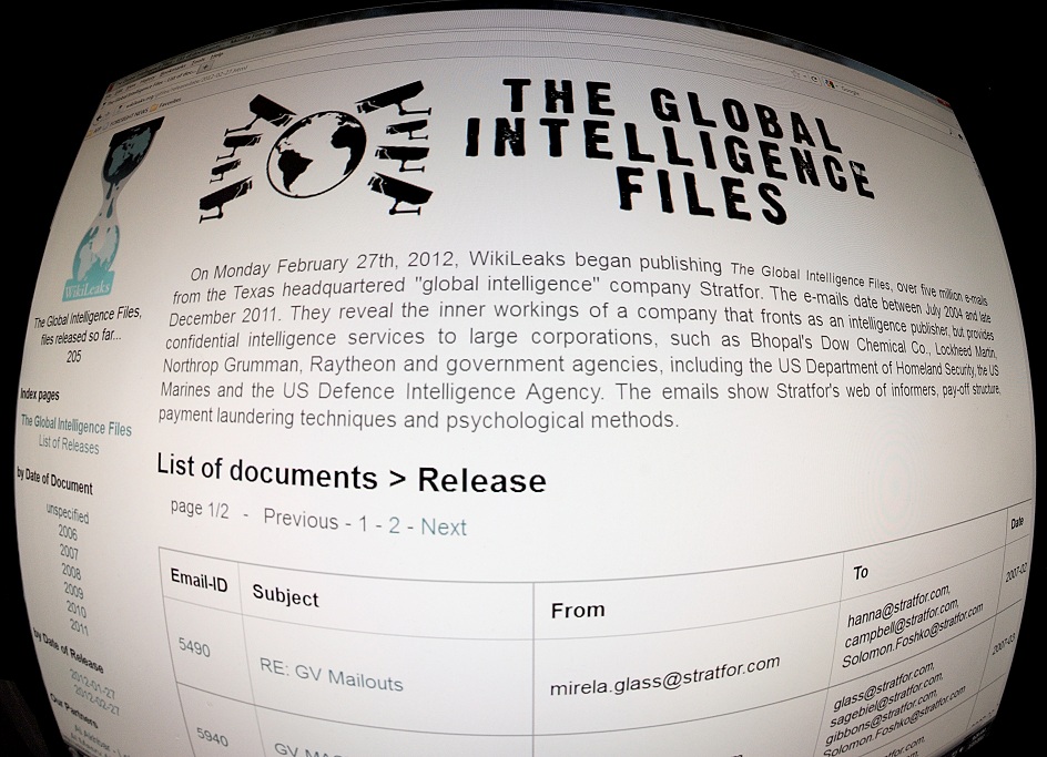 Wikileaks emails allege 'Stratfor spied on activists' - The World from PRX