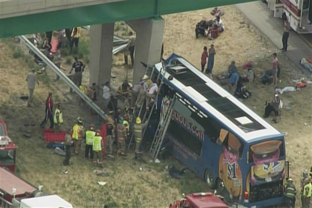 One dead, dozens critically injured in bus crash - The World from PRX